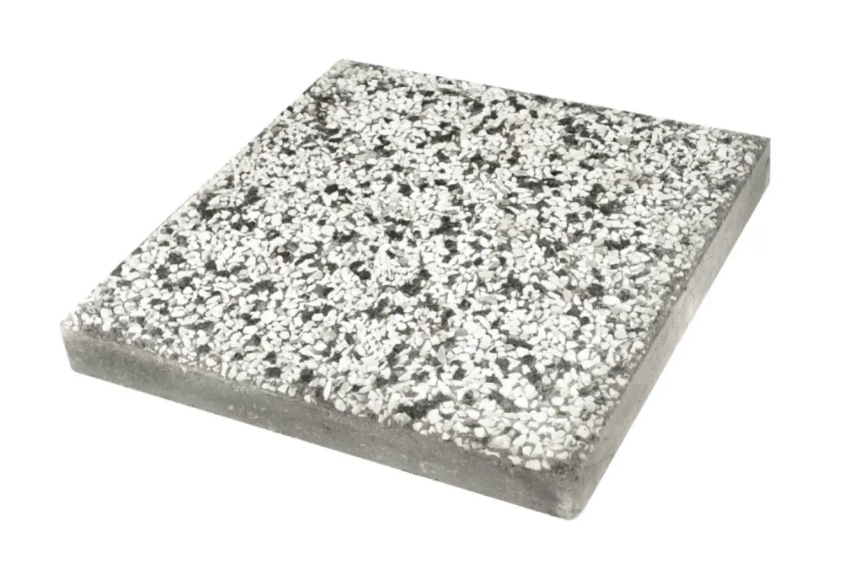 Benders Frilagt 40x40x5cm Betonghelle Hvit & Svart 1 Stk. | Miljøstein